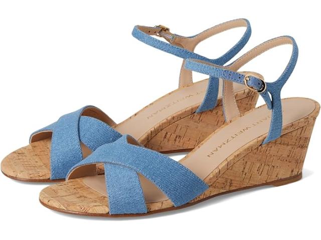 (取寄) スチュアート ワイツマン レディース デイナ デミ ウェッジ Stuart Weitzman women Dayna Demi Wedge Washed/Natural