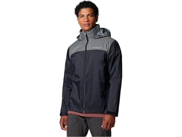 (取寄) コロンビア メンズ グレンネーカー レイク リ レイン ジャケット Columbia men Columbia Glennaker Lake II Rain Jacket Black/City Grey
