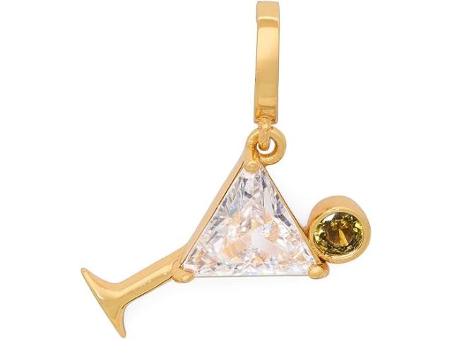 (取寄) ケイトスペード レディース ワン イン ア ミリオン マティーニ チャーム Kate Spade New York women One In A Million Martini Charm Clear/Gold