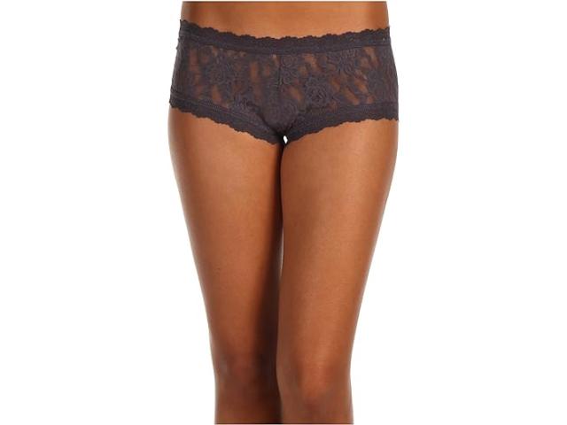 (取寄) ハンキー パンキー レディース シグニチャー レース ロー ライズ トング 3-パック Hanky Panky women Signature Lace Low Rise Thong 3-Pack Granite