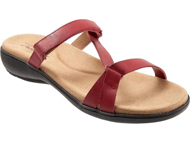 (取寄) トロッターズ レディース ラジャ Trotters women Raja Red Leather