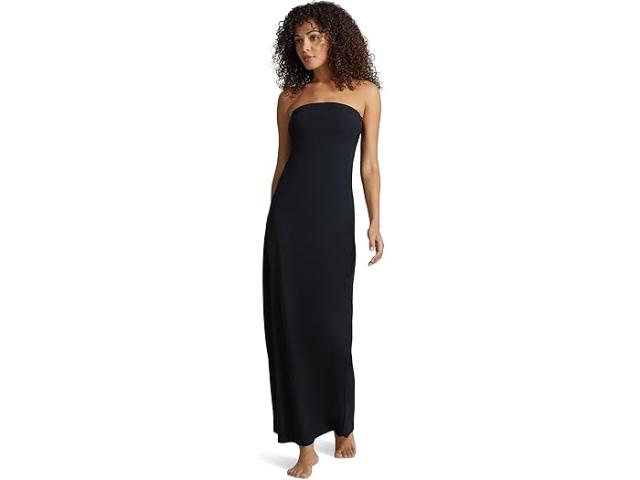 (取寄) コマンドー レディース クラシック ストラップレス マキシ スリップ Commando women Classic Strapless Maxi Slip Black