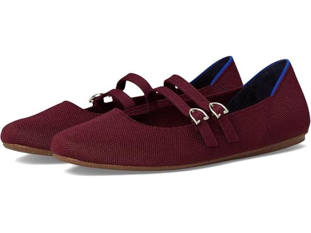 (取寄) レディース ザ ダブル バックル メアリー ジーン Rothy's women The Double Buckle Mary Jane Cabernet
