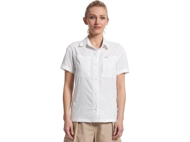 (取寄) コロンビア レディース シルバー リッジ ユーティリティ ショート スリーブ シャツ Columbia women Silver Ridge Utility Short Sleeve Shirt White 1