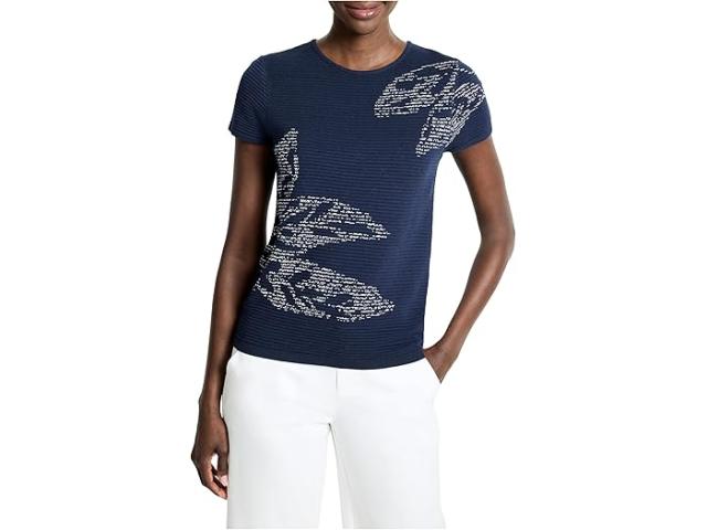 (取寄) ニックゾー レディース ミッドナイト ガーデン セーター ティー NIC+ZOE women Midnight Garden Sweater Tee Indigo Multi