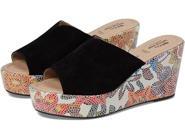 (取寄) スプリング ステップ レディース レイラニ Spring Step women Spring Step Laylani Black Suede