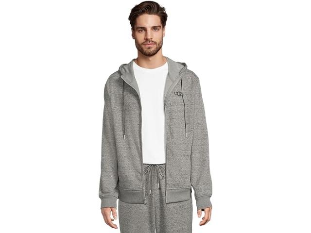 (取寄) アグ メンズ シロ フル ジップ ブーディ UGG men Shiloh Full Zip Hoodie Grey Heather