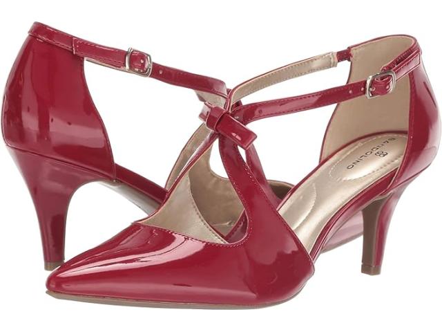 (取寄) バンドリーノ レディース ゼファー ポンプ Bandolino women Zeffer Pump Rossy Red Patent