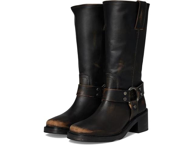 (取寄) フライ レディース ケイト ハーネス Frye women Kate Harness Distressed Black