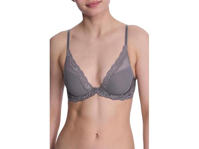 (取寄) ナトリ レディース フェザーズ コンツアー バンジ ブラ 730023 Natori women Feathers Contour Plunge Bra 730023 Nickel