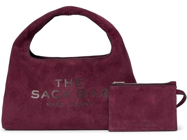 (取寄) マークジェイコブス レディース ザ スエード ミニ サック バッグ Marc Jacobs women The Suede Mini Sack Bag Dark Plum