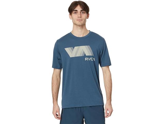 (取寄) ルーカ メンズ ヴァ ブラー Ss RVCA men Va Blur Ss Petrol Blue