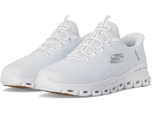 (取寄) スケッチャーズ メンズ グライド-ステップ ハンズ フリー スリップ-イン SKECHERS men Glide-Step Noxus Hands Free Slip-in White