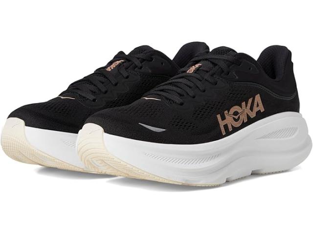 (取寄) ホカオネオネ レディース ボンダイ 9 Hoka women Bondi 9 Black/Rose Gold