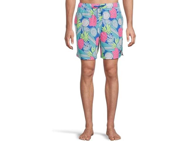 (取寄) ヴィンヤードヴァインズ メンズ 7 プリンテッド チャッピー トランクス Vineyard Vines men 7