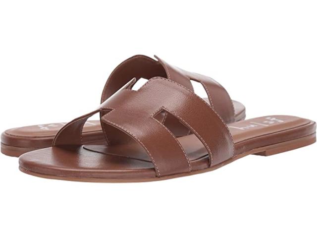 (取寄) フレンチ ソール レディース アリバイ サンダル French Sole women  Alibi Sandal Cognac Leather