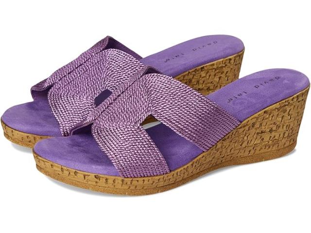 (取寄) デビッドテイト レディース ヴィーブ David Tate women Vibe Purple Rayon Fabric