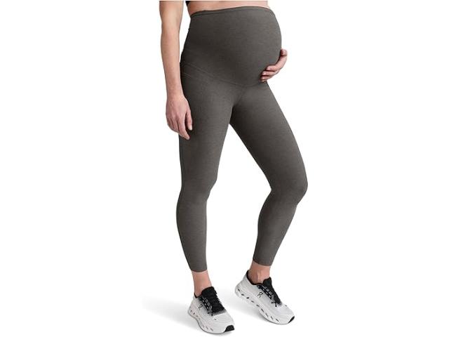 (取寄) ビヨンドヨガ レディース スペースダイ ラブ ザ バンプ マタニティ ポケット ミディ レギンス Beyond Yoga women Spacedye Love The Bump Maternity Pocket Midi Legging True Gray Heather