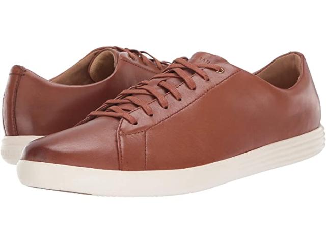 (取寄) コールハーン メンズ グランド クロスコート リ Cole Haan men Cole Haan Grand Crosscourt II Tan Leather Burnish