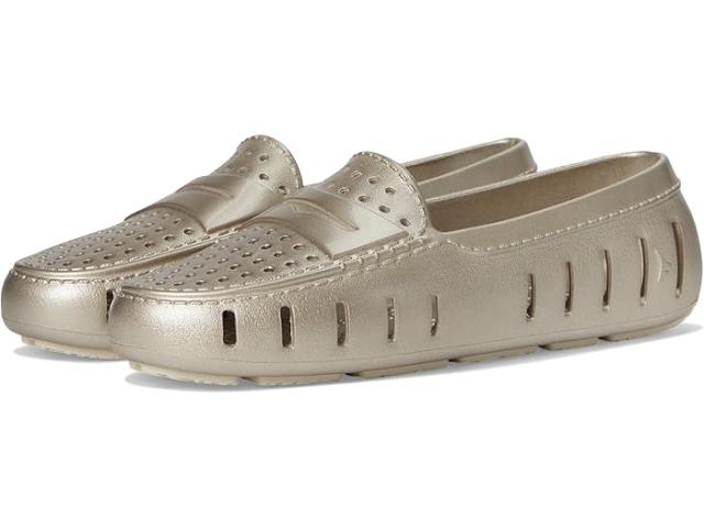 (取寄) フローファ レディース メタリック ポッシュ ドライバ Floafers women llic Posh D White Gold/Cream