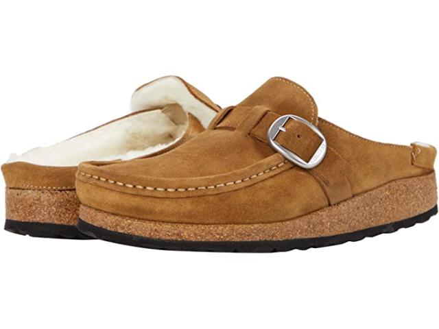 (取寄) ビルケンシュトック レディース バックリー シアリング Birkenstock women  Buckley Shearling Tea/Natural Suede/Shearling