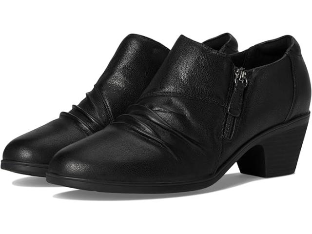 (取寄) クラークス レディース エミリー 2 ブレイリー Clarks women Emily 2 Braley Black Leather