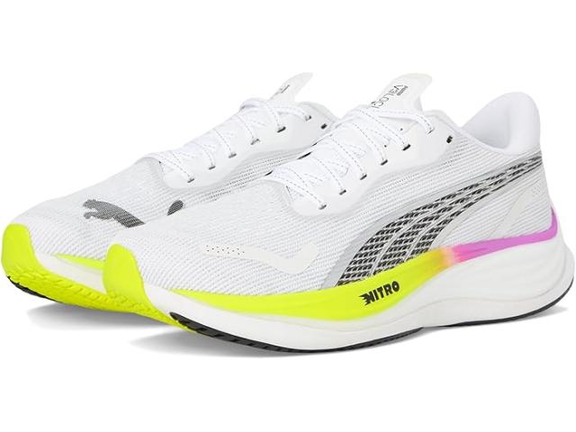 (取寄) プーマ メンズ ヴェロシティ ニトロ 3 ランニング シューズ PUMA men Velocity Nitro 3 Running Shoes Puma White/Pure Magenta/Yellow Alert