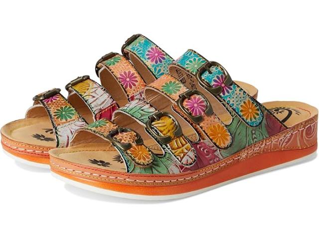 (取寄) ラルティストバイスプリングステップ レディース ベリーニ L'Artiste by Spring Step women Bellini Peach Multi