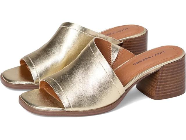 (取寄) ラッキーブランド レディース アシンメトリカル ミュール Lucky Brand women Jamira Asymmetrical Mule Platino