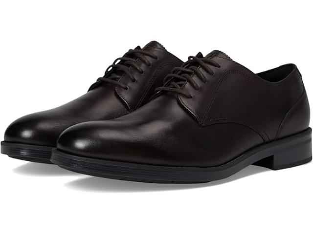 (取寄) コールハーン メンズ グランド プレーン トゥ オックスフォード Cole Haan men Newmark Grand Plain Toe Oxfords Dark Chocolate/Black
