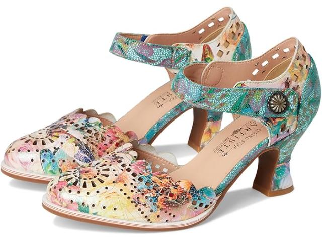 (取寄) ラルティストバイスプリングステップ レディース ラグゼ L'Artiste by Spring Step women Luxe Rainbow