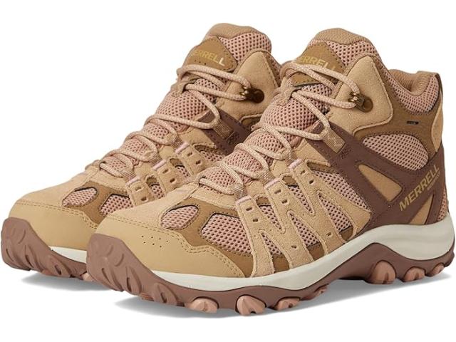 (取寄) メレル レディース アクセンター 3 ミッド Wp Merrell women Accentor 3 Mid Wp Tan Rose