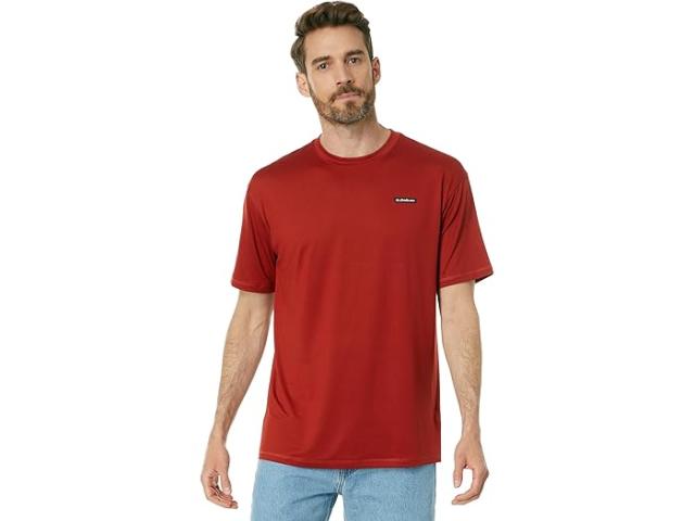 (取寄) クイックシルバー メンズ オムニ セッション ショート スリーブ サーフ ティー Quiksilver men Omni Session Short Sleeve Surf Tee Red Ochre