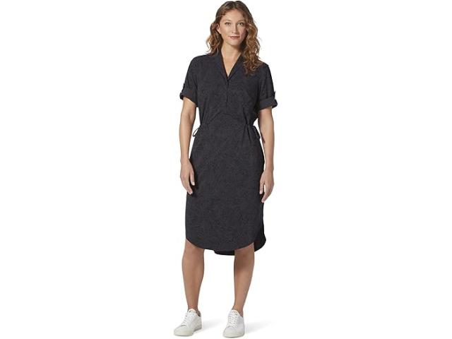 (取寄) ロイヤルロビンズ レディース スポ；ットレス トラベラー ドレス ショート スリーブ  Robbins women Spotless Traveler Dress Short Sleeve Jet Black