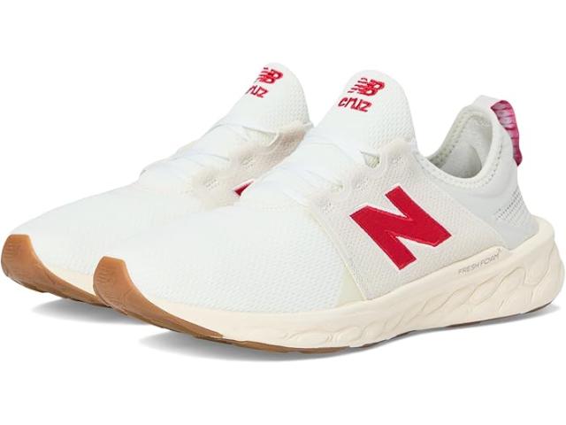 (取寄) ニューバランス メンズ フレッシュ フォーム X クルス V3 New Balance men Fresh Foam X Cruz v3 Sea Salt/Team Red/Permafrost