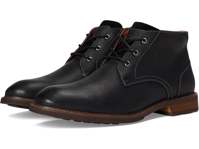 (取寄) フローシャイム メンズ ロッジ プレーン トゥ 3-アイ チャッカ ブーツ Florsheim men Lodge Plain Toe 3-eye Chukka Boots Black Crazy Horse