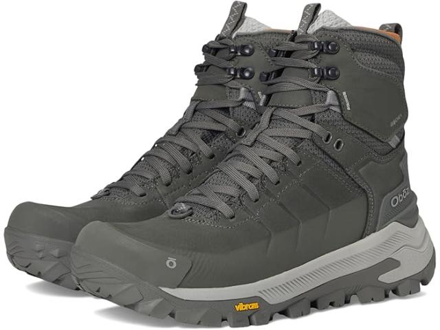 (取寄) オボズ メンズ バングテイル ミッド インサレーテッド B-ドライ Oboz men Bangtail Mid Insulated B-Dry Charcoal