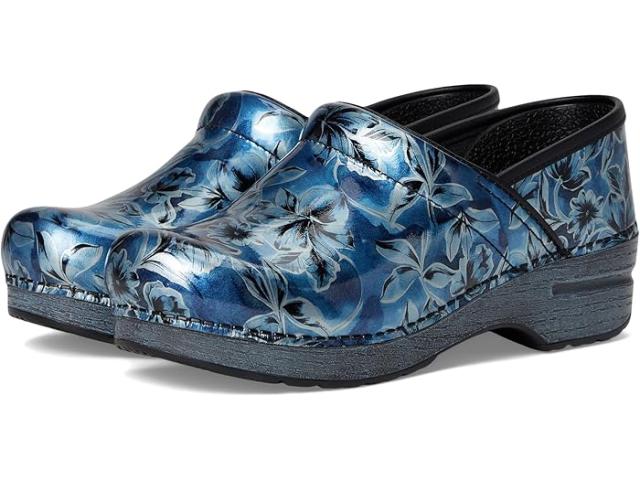 (取寄) ダンスコ レディース プロフェッショナル Dansko women Professional Blue Vine Patent