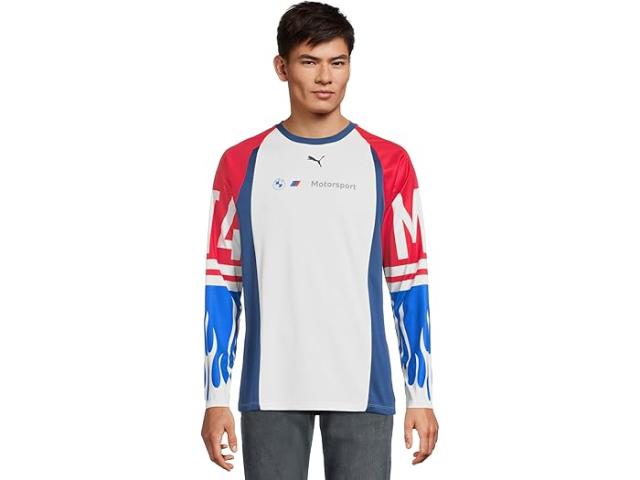 (取寄) プーマ メンズ BMW M モータースポーツ ライフスタイル ジャージ PUMA men BMW M Motorsport Lifestyle Jersey Pro Blue-M Color