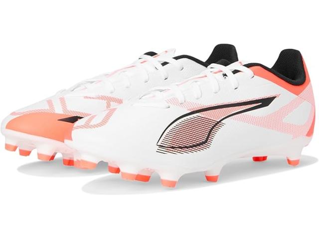 (取寄) プーマ メンズ ウルトラ 5 プレイ アーティフィシャル グランド サッカー クリーツ PUMA men Ultra 5 Play Firm, Artificial Ground Soccer Cleats Puma White-Puma Black-Glowing Red