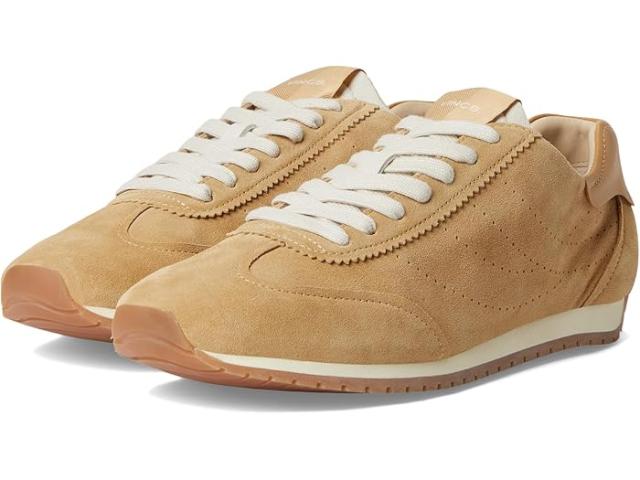 (取寄) ヴィンス レディース オアシス ランナー リ レースアップ シューズ Vince women Oasis Runner Ii Lace-up Shoes Bright Sable Beige Suede