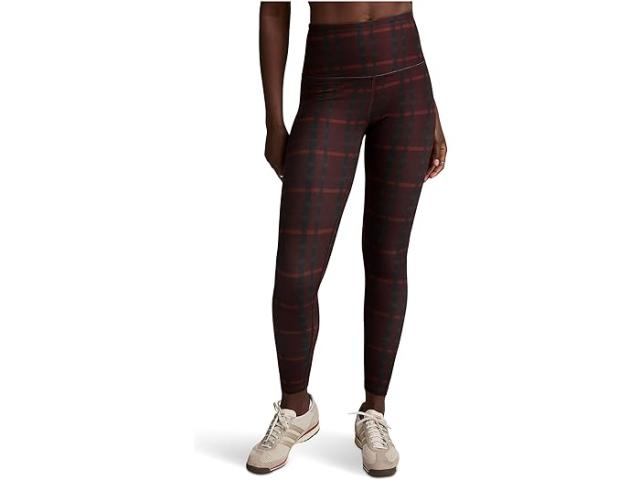 (取寄) ビヨンドヨガ レディース ソフトマーク コート イン ザ ミディ ハイ ウェスト レギンス Beyond Yoga women Softmark Caught in The Midi High Waisted Leggings Dark Cherry Preppy Plaid