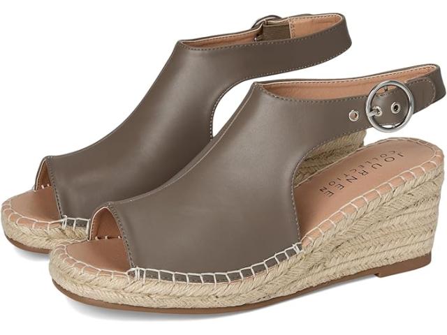 (取寄) ジュルネ コレクション レディース クルー Journee Collection women Crew Taupe