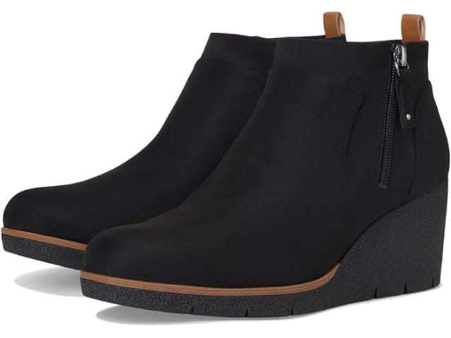 (取寄) ドクターショール レディース ビアンカ ジップ ショート ブーツ Dr. Scholl's women Bianca Zip Short Boots Black