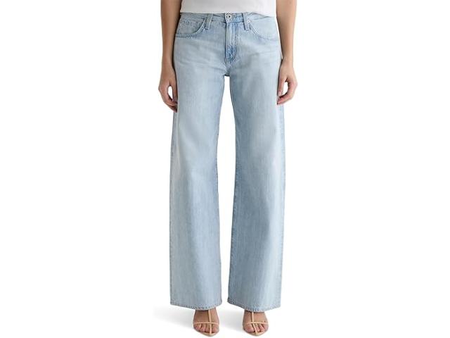 (取寄) AGジーンズ レディース アドリア ロウ ライズ バギィ ワイド レッグ イン サンフェーディド AG Jeans women Adria Low Rise Baggy Wide Leg in Sunfaded Sunfaded
