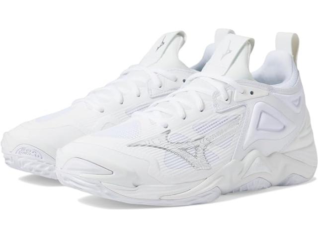 (取寄) ミズノ レディース ウェーブ モーメンタム 3 Mizuno women Mizuno Wave Momentum 3 White/Silver