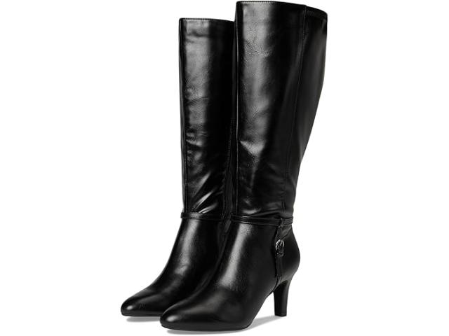 (取寄) ライフストライド レディース ギャラン ワイド カーフ LifeStride women Galant Wide Calf Black Faux Leather