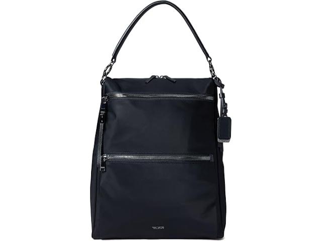 (取寄) トゥミ レディース ボヤジュール ライ バックパック/トート Tumi women Voyageur Leigh Backpack/Tote Black/Gunl