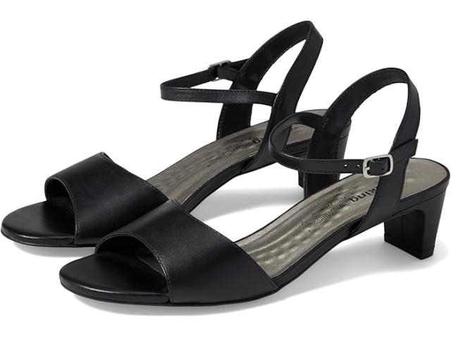 (取寄) ウォーキングクレイドル レディース リディア Walking Cradles women Lydia Black Leather