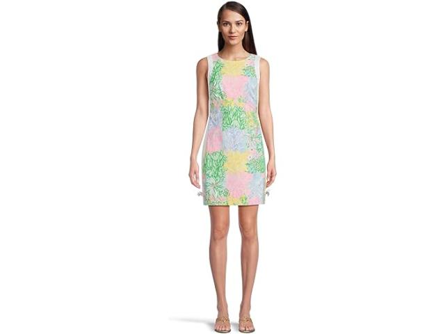 (取寄) リリー ピュリッツァー レディース ストレッチ シフト Lilly Pulitzer women Beckler Stretch Shift Multi Bright Delight Patch